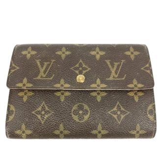 Louis Vuitton unisex, Pre-owned, Brun, Taille: ONE Size Portefeuille tri-fold Monogram doccasion