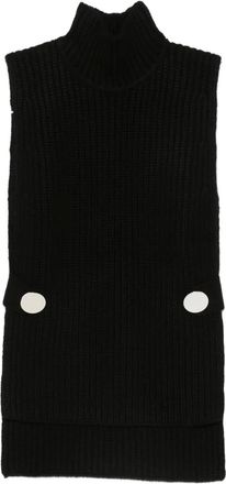 Brandon Maxwell haut Grayson en maille - Noir