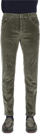 Jacob Cohen Homme, Pantalons, Vert, Taille: W32 Scott 5-Pocket Pantalons