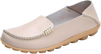 Generic Chaussures de marche avec amortissement - Imperm&eacute;ables - Mocassins confortables pour femme - Bout rond - Semelle souple - Chaussures de randonn&eacute;e anti