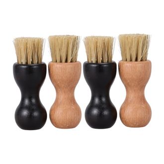 Frcolor 4st&uuml;cke Multifunktionale Schuhputzb&uuml;rste Aus Langlebigem Buchenholz Mit Schweineborsten F&uuml;r Gr&uuml;ndliche Reinigung Und Polieren Leicht Tragbar B&uuml;rste F&uuml;