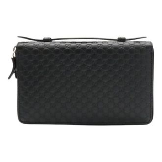 Gucci Pre-owned Cuir petite-maroquinerie - Femme - Pre-owned - Noir - Taille: ONE Size