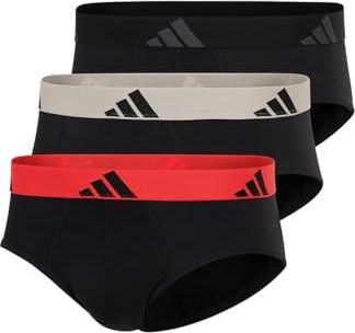 adidas Herren (3er Pack) (GR. S-3xl) -Bequeme Unterhosen Slips, Assorted_4am001, XL Hommes