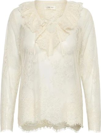 Cream Femme, Blouses et Chemises, Beige, Taille: 38 FR Blouses