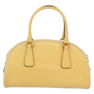 Prada Sac &agrave; main vintage Pre-owned - Femme - Pre-owned - Beige - Taille: ONE Size