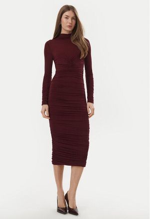 Bardot Bardot Coctailkleid Amera 60772DB Dunkelrot Slim Fit