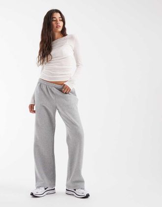 Nike jogger oversize en molleton mi-&eacute;pais gris