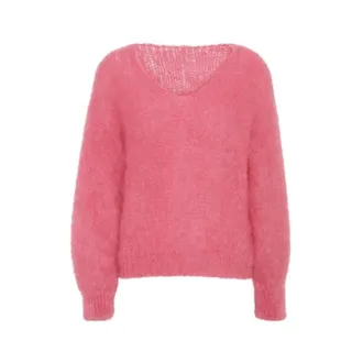 Americandreams Americandreams, Femme, Pulls, Rose, Taille: 40 FR Milana LS Mohair Knit