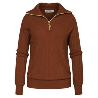 Grace Karin Cardigan pour Femme avec col ch&acirc;le, Pull &agrave; Manches Longues avec Boutons et Poches, Ceinture