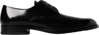 Tod's Homme, Chaussures, Noir, Taille: 44 EU Chaussures Derby en Cuir Classique
