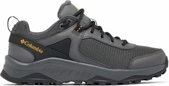 Columbia Herren Trailstorm Ascend Waterproof wasserdichte Trekking-und Wanderschuhe mit niedrigem Bund, Dark Grey/Golden Yellow, 43.5 EU