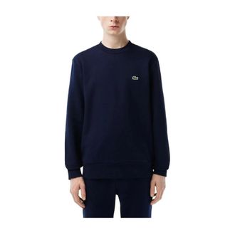 Lacoste Klassische Passform Rundhals-Sweatshirt - - Sweatshirts & Hoodies - Herren - Blau - L