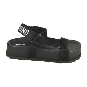 Moschino Flache Sandalen - - Shoes - Damen - Schwarzk - 41 EU