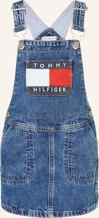 Tommy Hilfiger Jeans-Latzkleid blau