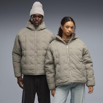 Puma Doudoune oversize r&eacute;versible T7 PrimaLoft Unisexe, V&ecirc;tements, Beige, XXL