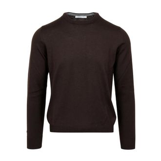 Gran Sasso Rundhals-Pullover - - Knitwear - Herren - Braun - L