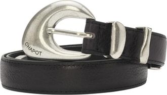 Fab By Fabienne Chapot Fabienne Chapot, Femme, Accessoires, Noir, Taille: 85 CM Precious Pebble Belt Leather