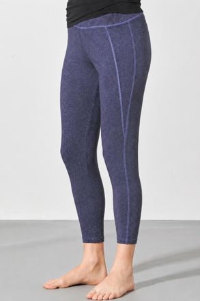 Hempage Hempage Damen vegan Yoga Leggings Melange Lavendel