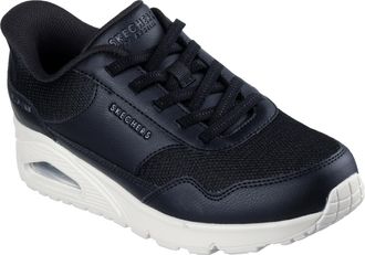 Skechers Womens Uno-Banksia Hands Free Slip-ins Sneaker, Schwarz, 6.5 Wide