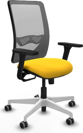 Piqueras y Crespo Home Office Stuhl Zulema mit 3D-Armlehnen, h&ouml;henverstellbare Lendenwirbelst&uuml;tze, ausgestattet mit 3 Positionen und Schneidschaum, mit Rollen von 65 mm