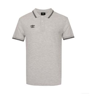 Umbro Homme, Tops, Gris, Taille: XL Sportswear Polo Coton Piqu&eacute; Homme