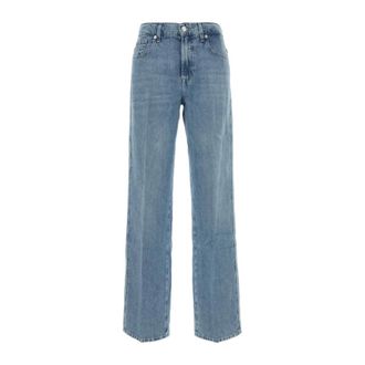 7 For All Mankind Stovepipe Gerades Jeans - - Jeans - Damen - Blau - W30