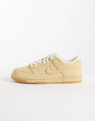 Nike Dunk low Retro PRM baskets en beige clair-Neutre