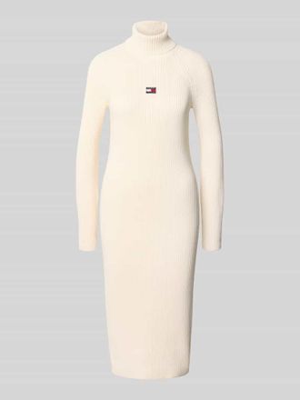 Tommy Jeans Schmales Strickkleid aus reiner Baumwolle