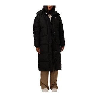 Tommy Jeans Alaska Long Puffer - - Coats - Damen - Schwarzk - L
