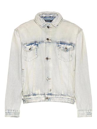 Ksubi veste Oh G Phase Out Stencil en jean - Bleu