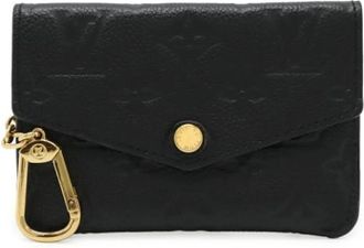 Louis Vuitton Porte-monnaie Monogram Empreinte Pre-owned - Femme - Pre-owned - Noir - Taille: ONE Size