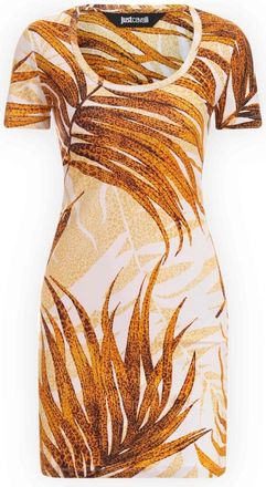 Just Cavalli Femme, Robes, Jaune, Taille: 42 FR Just Cavalli Sweaters