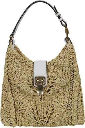 Ermanno Scervino Femme, Sacs, Beige, Taille: ONE Size Dudu Hobo Bag Mini