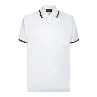 Gucci Polo Shirt - - Tops - Herren - Wei&szlig; - XL