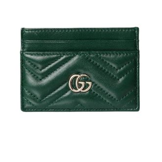 Gucci GG Marmont Card Holder - - Accessories - Damen - Gr&uuml;n - ONE SIZE