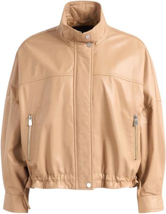 Pinko Pinko, Femme, Vestes, Beige, Taille: 38 FR Veste Blouson Bailee