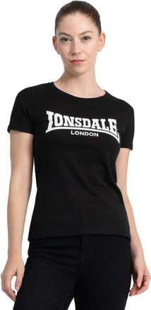 Lonsdale Frauen T-Shirt CARTMEL, Black, M