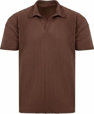 Issey Miyake Herren, Oberteile, Braun, XLGr&ouml;&szlig;e
