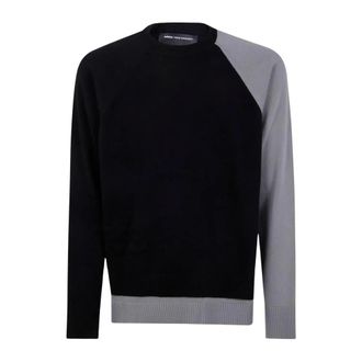 Yohji Yamamoto Logo Knit Crew - - Knitwear - Herren - Schwarzk - S