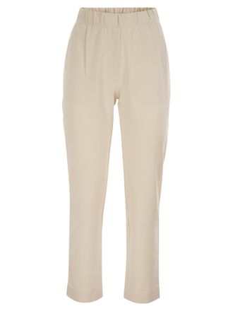 Max Mara Weekend Maxmara Wkdelfo - Pantalon slim en jersey technique stretch