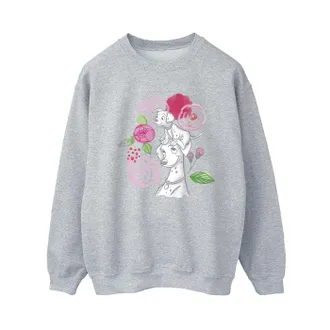 Disney 101 Dalmatians Flowers Sweatshirt f&uuml;r Damen (Grau)