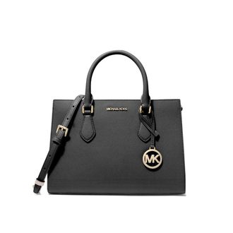Michael Kors Handtasche f&uuml;r Damen, Sheila, Gr&ouml;&szlig;e M, Schwarz mit goldfarbenen Beschl&auml;gen, Schwarz, Medium