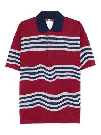 Napapijri polo &agrave; rayures - Rouge