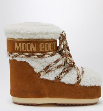 Moon Boot Brown shearling LAB69 Icon Low boots