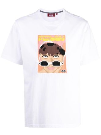 Mostly Heard Rarely Seen t-shirt en coton à imprimé graphique - Blanc