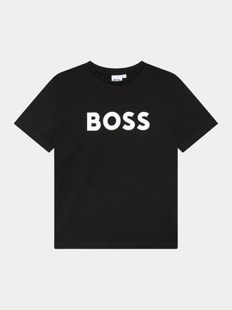 HUGO BOSS T-Shirt J25P24 D Schwarz Regular Fit