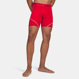 Under Armour HeatGear Elite Shorts f&uuml;r Herren Rot / Reflektierend XXL