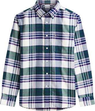 Tommy Hilfiger Hero Flanell Tartan Karom RF Hemd - - Shirts - Herren - Gr&uuml;n - XL