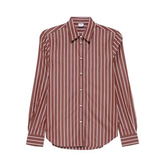 Aspesi Chemise Manches Longues - Femme - Blouses et Chemises - Brun - Taille: 38 FR