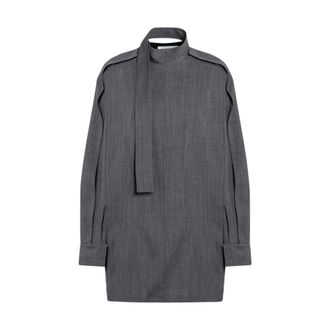 Jil Sander Wollbluse - - Blouses & Shirts - Damen - Grau - S